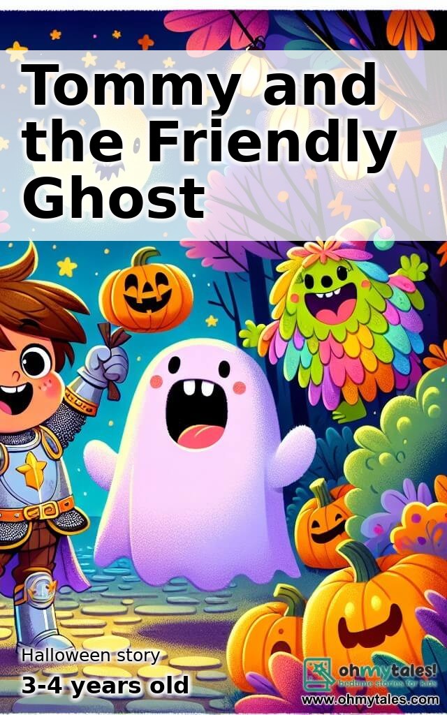 🎧 Tommy and the Friendly Ghost | Halloween story | 3-4 years old ...